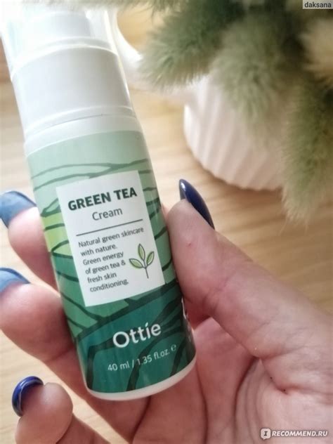 Крем для лица Ottie Green Tea Cream с зеленым чаем - «Корейский крем ...
