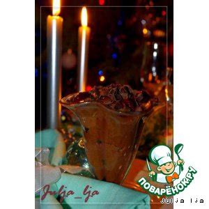 Шоколадный мусс "Зимняя вишня" – кулинарный рецепт