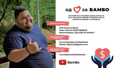 Да бидеме хумани, да донираме за нашиот Златко „BAMBO“ – Еден од ...