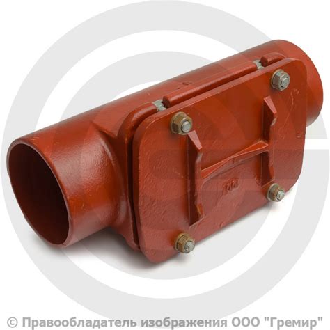 Ревизия чугунная безраструбная SML Ду-100 с прямоугольной крышкой Китай ...