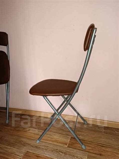 Стулья кухонные, металл, кожзам, коричневый, 40,0 см, 94,0 см, 50,0 см ...