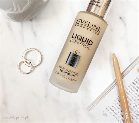 Podkład Eveline Liquid Control HD + Korektor Eveline Ideal Cover Full ...