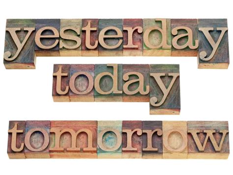 Yesterday, today, tomorrow — Stock Photo © PixelsAway #2053758