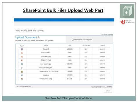 SharePoint Upload Multiple Files Web Part