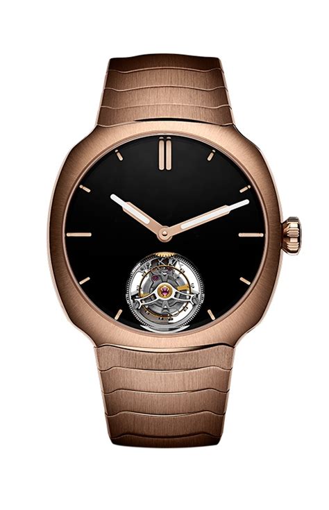 H. Moser & Cie 6804-0400 : Streamliner Tourbillon Red Gold / Vantablack ...