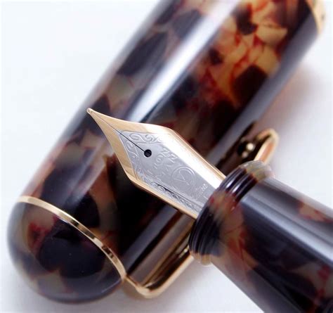3848 Majohn (Moonman) Q1 Fountain Pen in Tortoiseshell. Smooth Fine ...