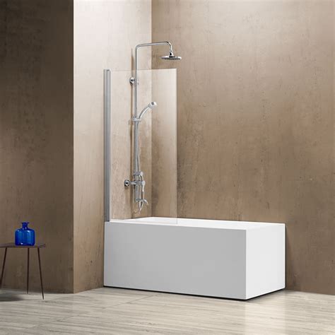 Душевая шторка на ванну VSB-11800CL, 800*1400, хром, стекло прозрачное ...