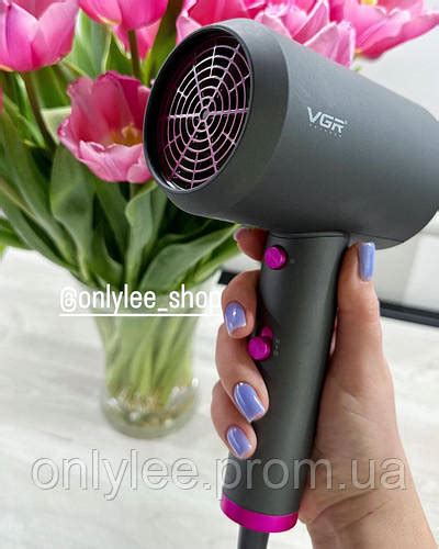 Купить Компактный мощный дорожный фен VGR V-400 для волос с ...