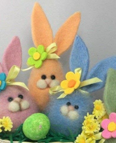Пасхальные поделки с валянием шерсти