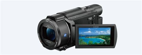 Semi Pro 4K Wide Angle Camcorder with Night Vision | AX53 | Sony United ...