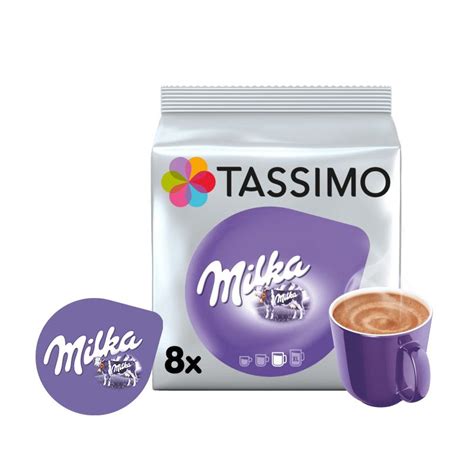 Tassimo Milka Capsule de Chocolat Chaud Crémeux - 5 x 8 boissons
