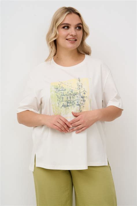 Футболки женские больших размеров — купить футболки plus size