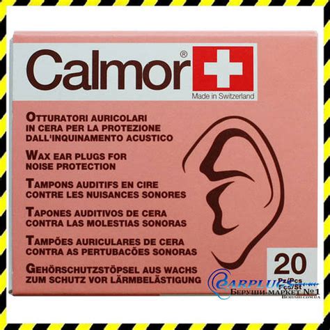 Восковые беруши Calmor, Швейцария (20 штук). Выгодная упаковка! (ID ...