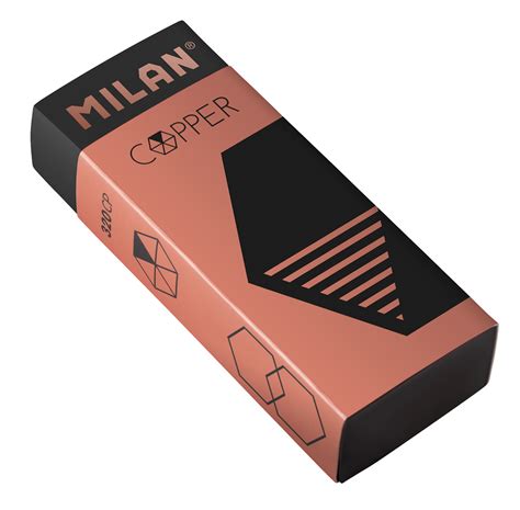 "Milan" Ластик nata 320CP Copper с карт. держателем 6,1 х 2,3 х 1,2 см ...