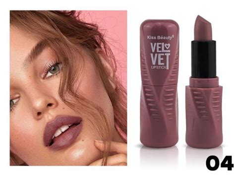 Кремовая помада Kiss Beauty VelVet, тон 04 купить по цене 288 ₽ в ...