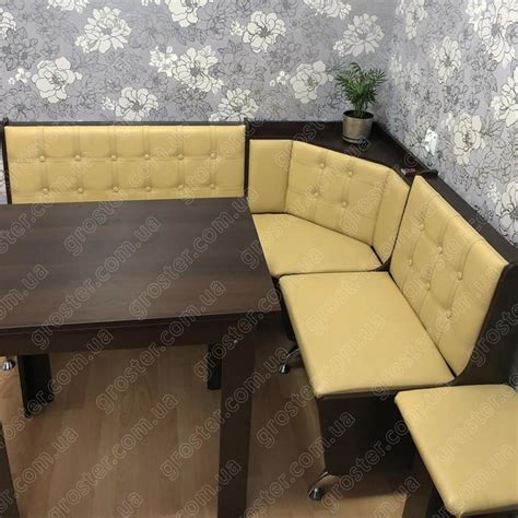 Кухонный уголок маршал с раскладным столом и табуретами — цена 9336 грн ...