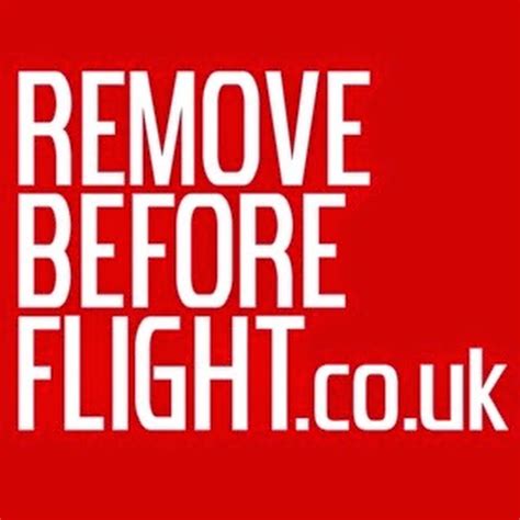 REMOVE BEFORE FLIGHT - YouTube