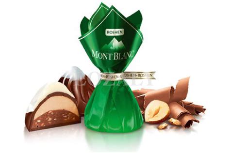 Ukrainian Sweets ROSHEN Chocolate Candy "MontBlanc" Hazelnuts&Cream 14 ...
