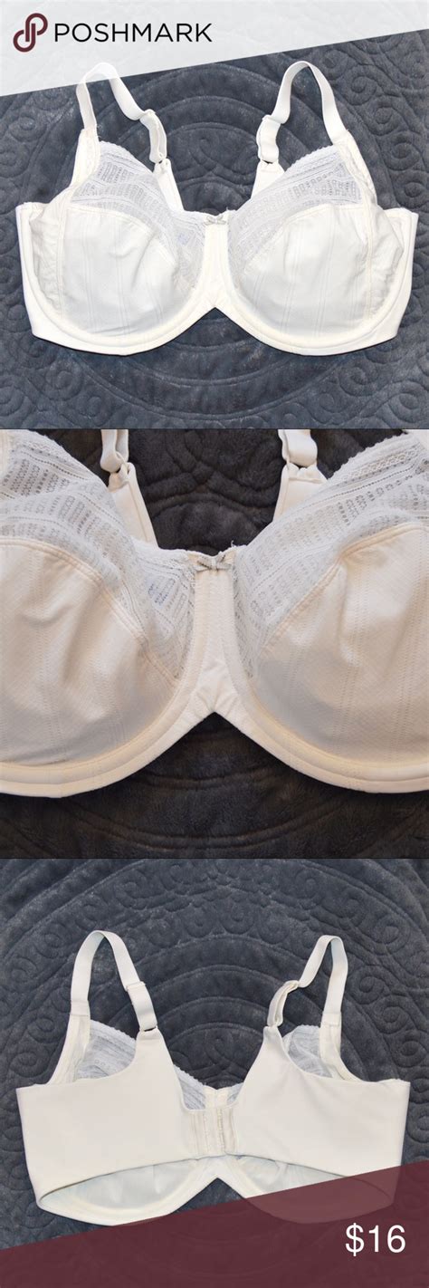 42DD Lilyette Lace Underwire Unlined Minimizer Bra in 2020 | Minimiser ...