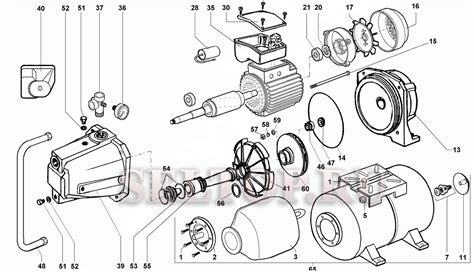 Запчасти для насосной станции Metabo hww 4000/20 gl (тип 0250400150 10 ...