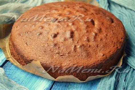 Карамельный бисквит, рецепт с пошаговыми фото