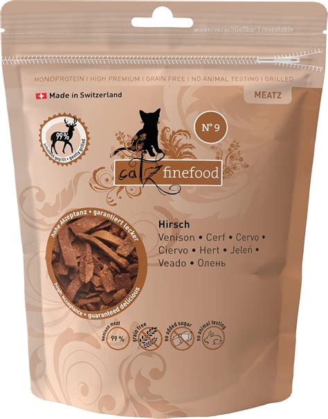 catz finefood Meatz Katzen Leckerlies Hirsch N° 9 - knusprige Streifen ...