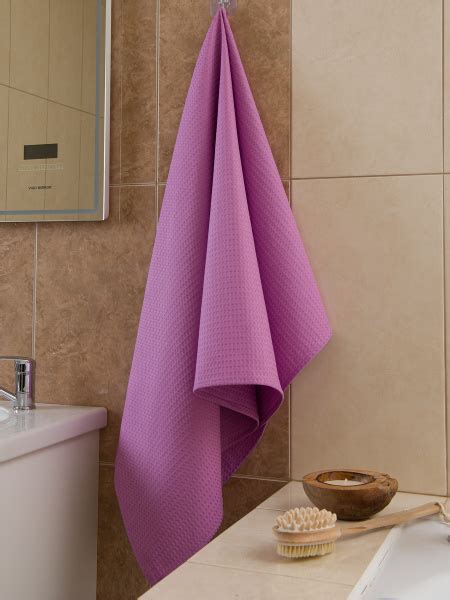Полотенце банное MASO home пляжное Хлопок, Вафельное полотно 80x150 см ...