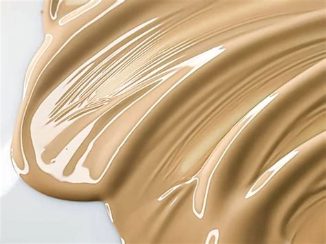 Glossy cosmetic texture, beige liquid foundation or concealer as beauty ...