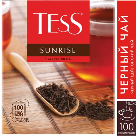 Чай черный «Tess» Sunrise, 100х1.8 г купить в Минске: недорого, в ...