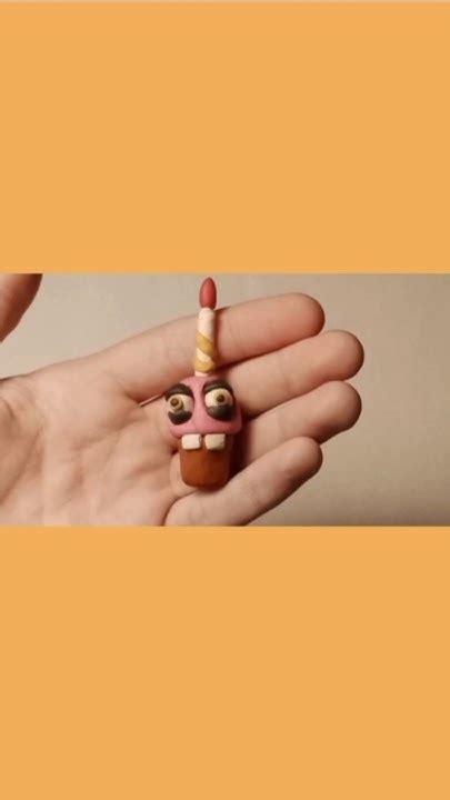 Мистер кекс из пластилина #fnaf #music #лепка #фнаф1 - YouTube