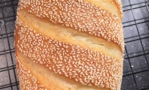 Домашний батон с кунжутом простой рецепт пошаговый