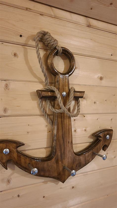Якорь вешалка | Wood art projects, Wood shop projects, Wood carving art