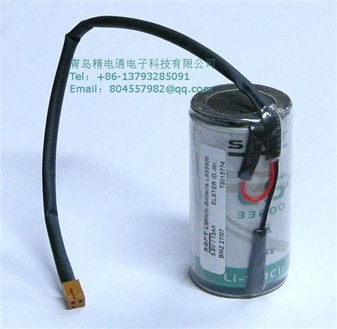 SAFT Lithium Battery LS33600 With the connector (China Trading Company ...