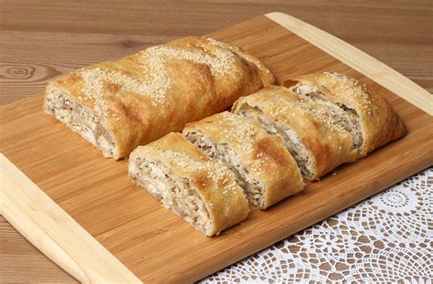 Австрийский штрудель с курицей и грибами. 1,5 кг