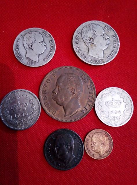 Italy, Kingdom of Italy. Lotto 7 monete inclusi 2 argenti - Catawiki