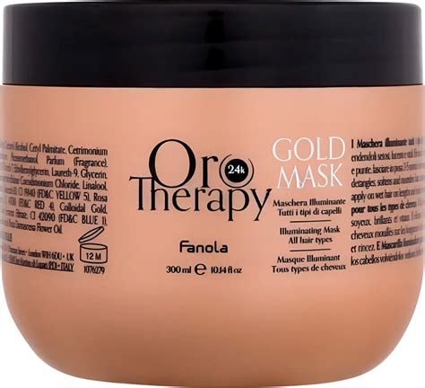 Маска для волос Fanola Oro Therapy Gold Mask 300 мл (8008277762791 ...