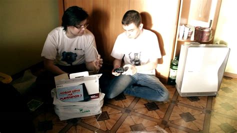 Булкин и Щербуша распаковывают Playstation 3 - YouTube