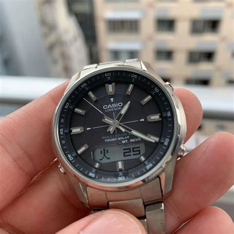 -5% LCW-M100DSE-1A CASIO Lineage Wave Ceptor óra LCW-M100DSE-1AER ...