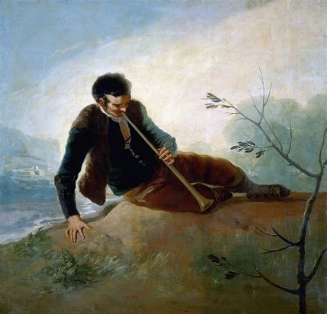 Гойя и Лусиентес, Франсиско де -- Пастух с флейтой (картина) — часть 5 ...