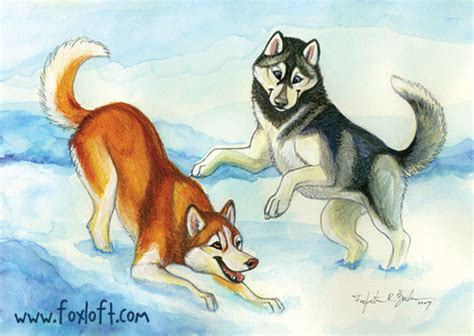 Snow Romp — Weasyl