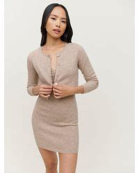 Reformation Gianni Cashmere Set in Oatmeal (Natural) | Lyst