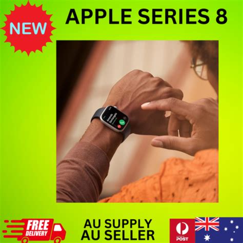 Apple Watch Series 8 41mm Midnight Aluminum Case with Sport Band ...