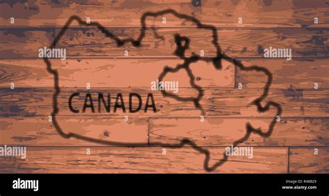 Canada Map Brand Stock Photo - Alamy