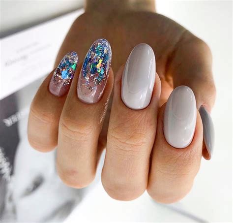 Маникюр 2020 | Nail manicure, Almond acrylic nails, Glass nails