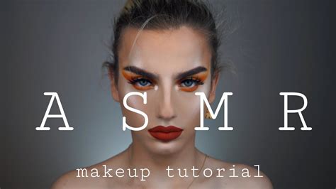MY FIRST EVER ASMR MAKEUP TUTORIAL?! | Gingerbread Bae - YouTube