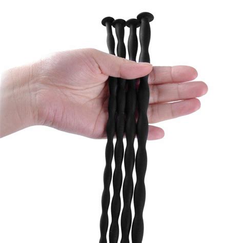 4 Pcs Set Urethral Sounds Silicone Plug Beads Urethral Different Big ...