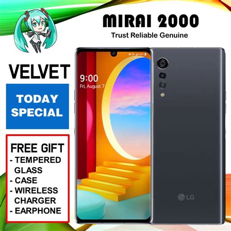 LG Velvet LG G9 5G 6GB 8GB RAM 128GB ROM Smart Phone LM-G900N ...