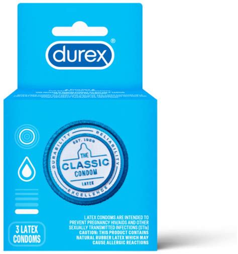 Durex CLASSIC XXL Condoms, 3 ct - Walmart.com