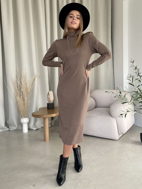 Платье миди зимнее теплое женское Merlini Мартен 7000011022 4XL-5XL ...