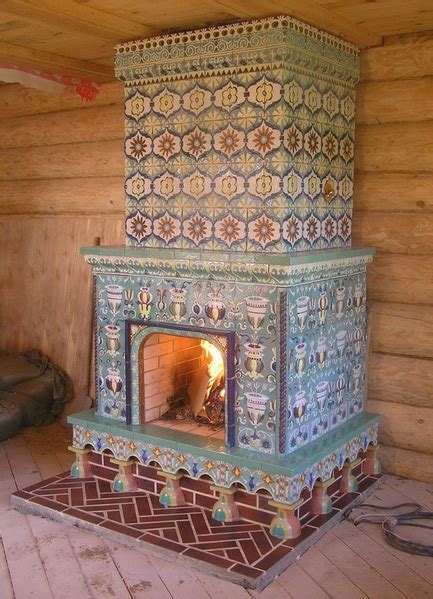 Плитка для облицовки печей и каминов